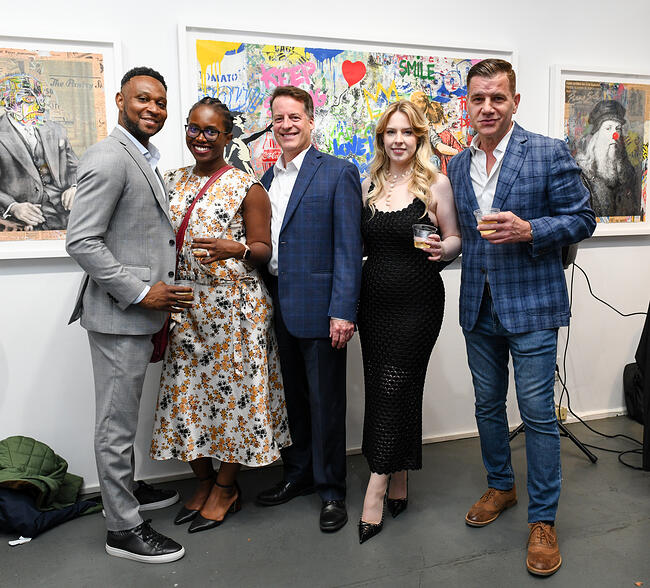 Kahenn Barrett, Charles Rosenbloom, Krissy Arman, Tom Murro at Mr ...