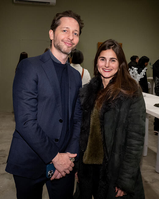Derek Blasberg, Brooke Lampley at Setsuko: Kingdom of Cats Exhibition ...