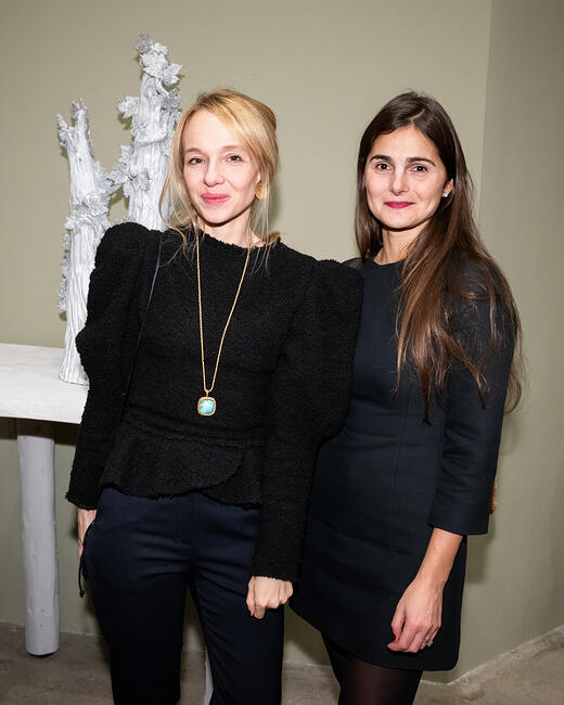 Elsa Favreau, Brooke Lampley at Setsuko: Kingdom of Cats Exhibition ...