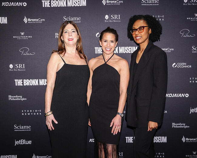 Yvonne Garcia, Marysol Castro, Shirley Solomon at Bronx Museum of the ...