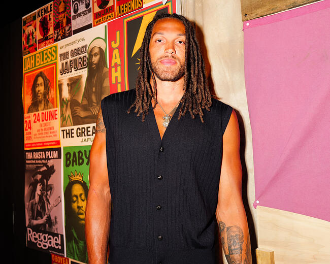 Aaron Gordon at Jah Jah SS26 Show