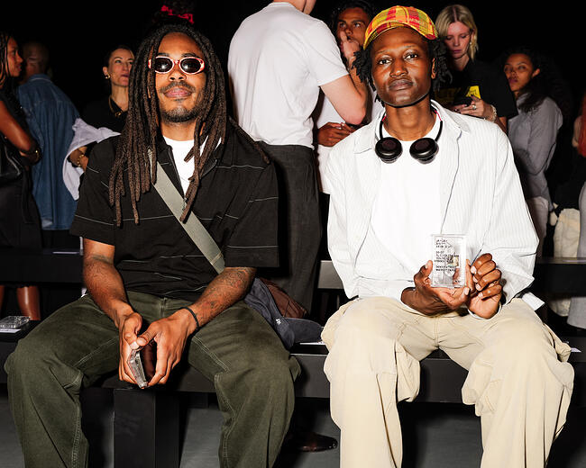 Jeremy Konko, Lamine Diaouné at Jah Jah SS26 Show