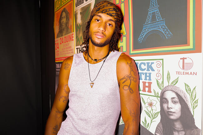 Rayan Laviolette at Jah Jah SS26 Show