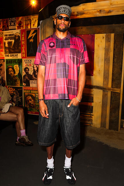 Alex Toupane at Jah Jah SS26 Show